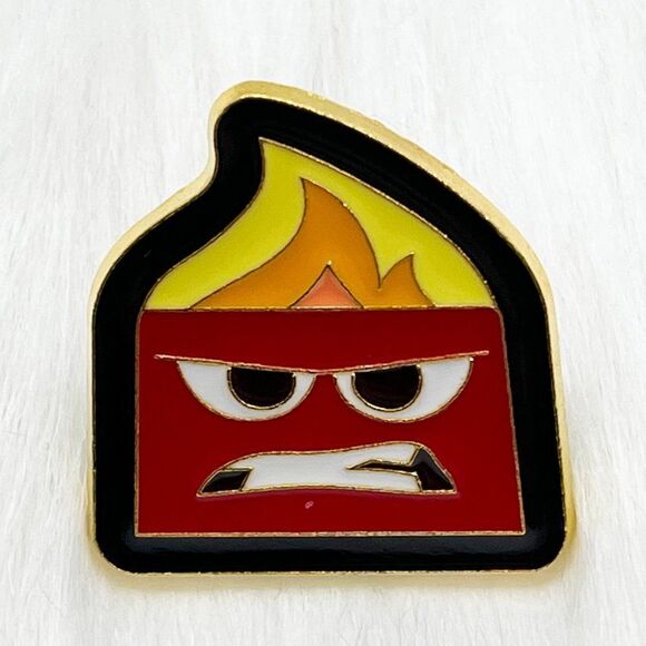 Disney | Jewelry | 525 Disney Pixar Inside Out Anger Pin | Poshmark